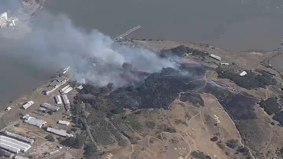Vallejo Firefighters Battle Another Grass Fire on Mare Island – NBC Bay ...