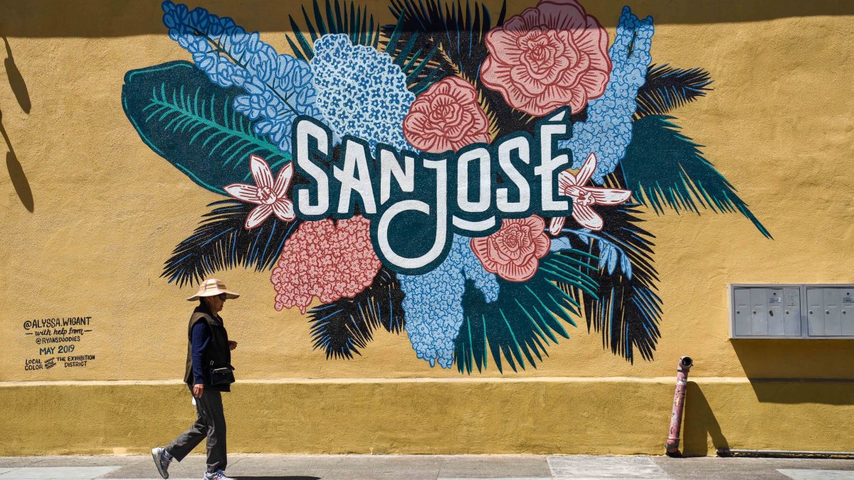 Artist Celebrates San Jose City Logo With a Mural – NBC Bay Area