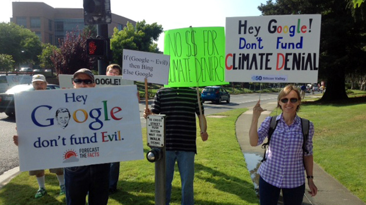 Protesters Call on Google to “Stop Funding Climate Denial” – NBC Bay Area