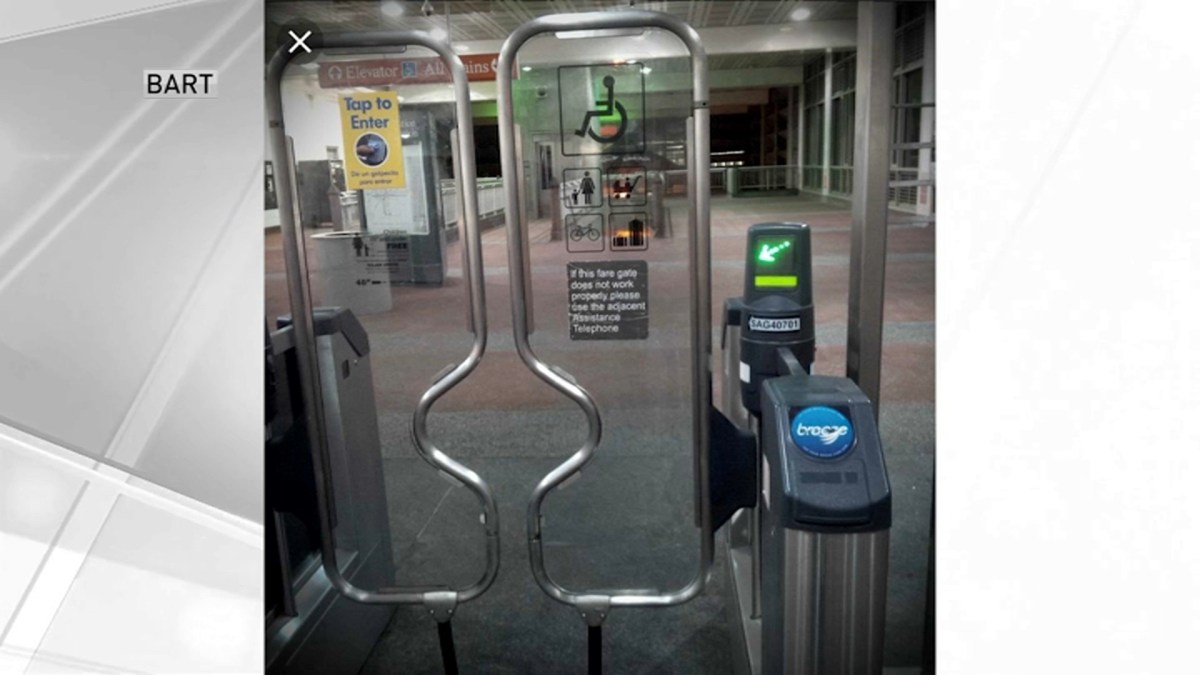 BART Selects New Gate Design to Curb Fare Evasion – NBC Bay Area