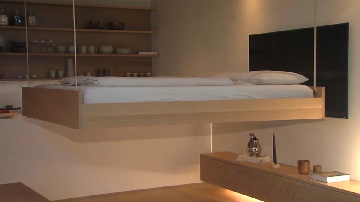 SF Company’s Technology Stores Beds, Closets in the Ceiling to Maximize ...