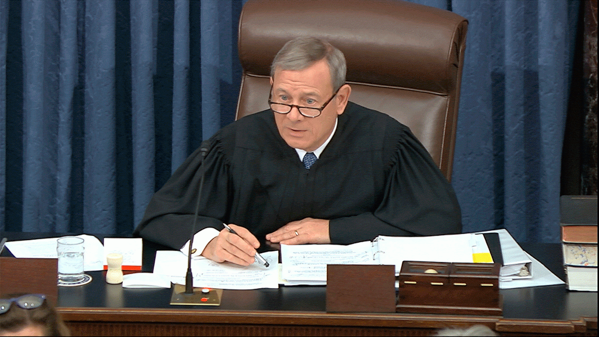 Roberts Admonishes House Prosecution, White House Defense – NBC Bay Area