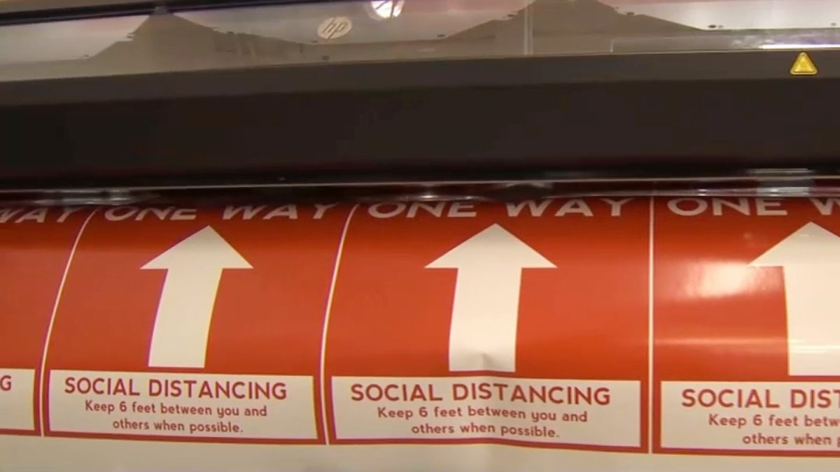 Signs, Partitions for Businesses in High Demand During Pandemic – NBC ...