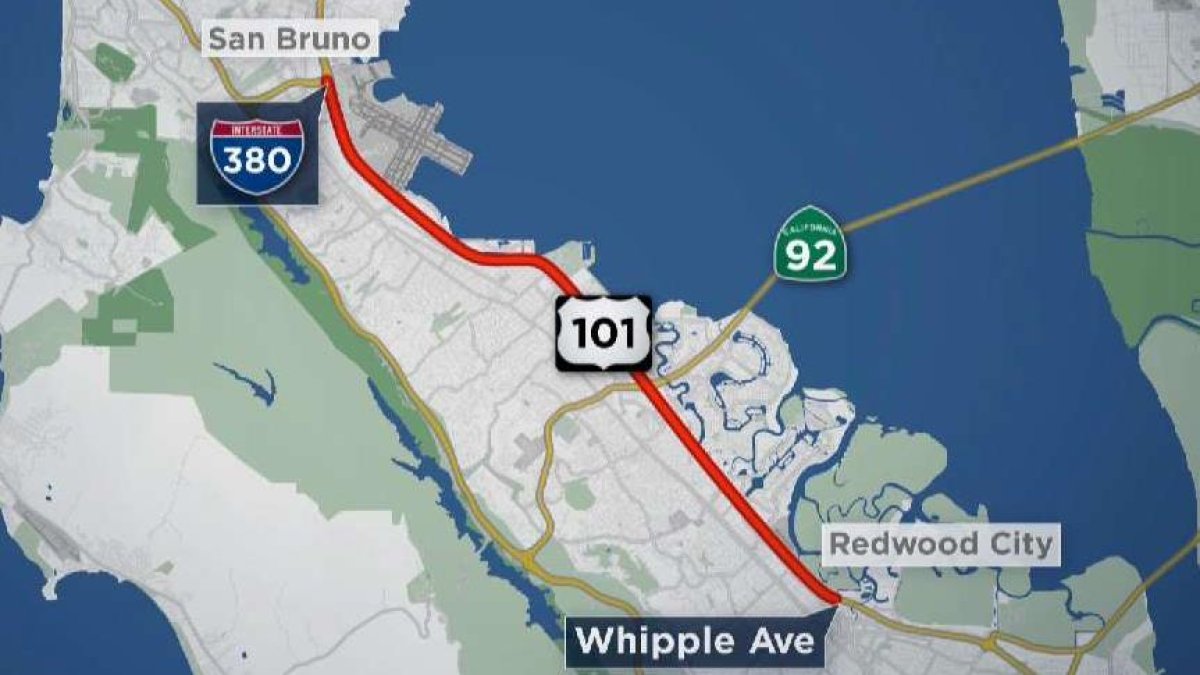 Highway 101 Express Lane Construction to Close Lanes – NBC Bay Area