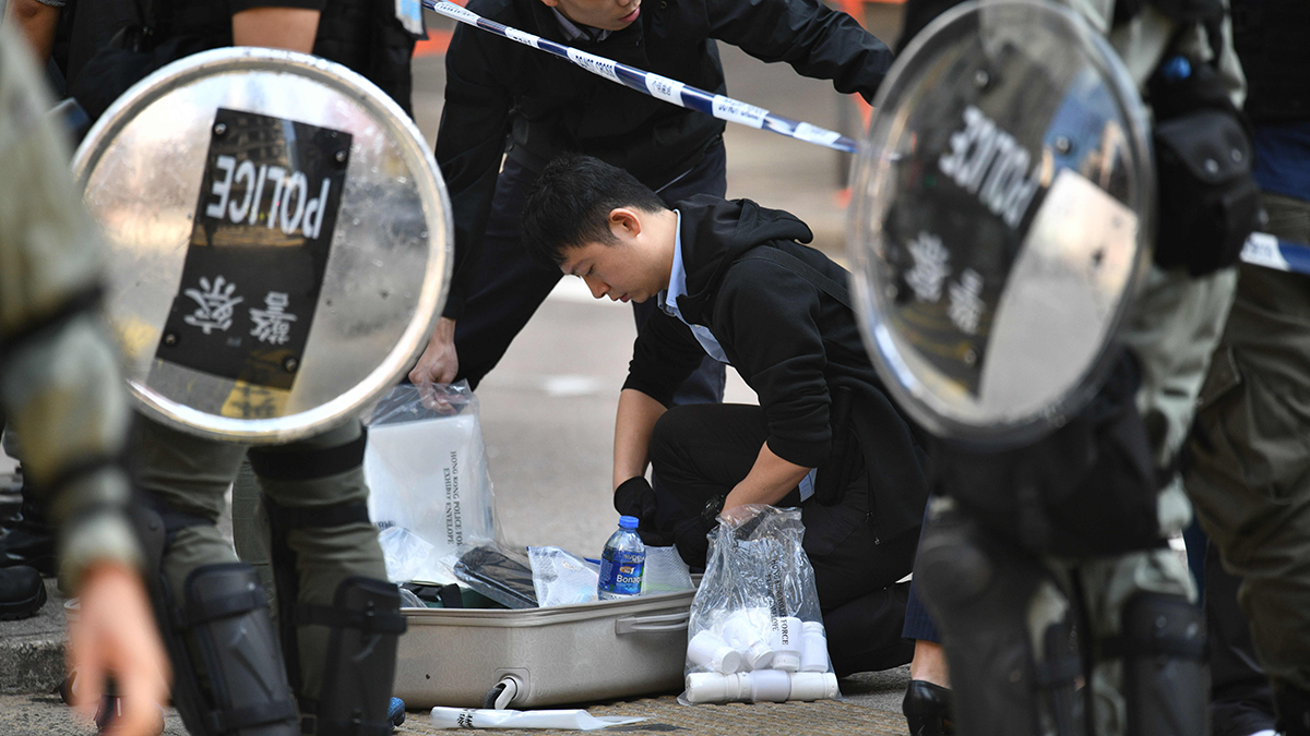 Hong Kong Police Make 3 Arrests In Another Explosives Case Nbc Bay Area