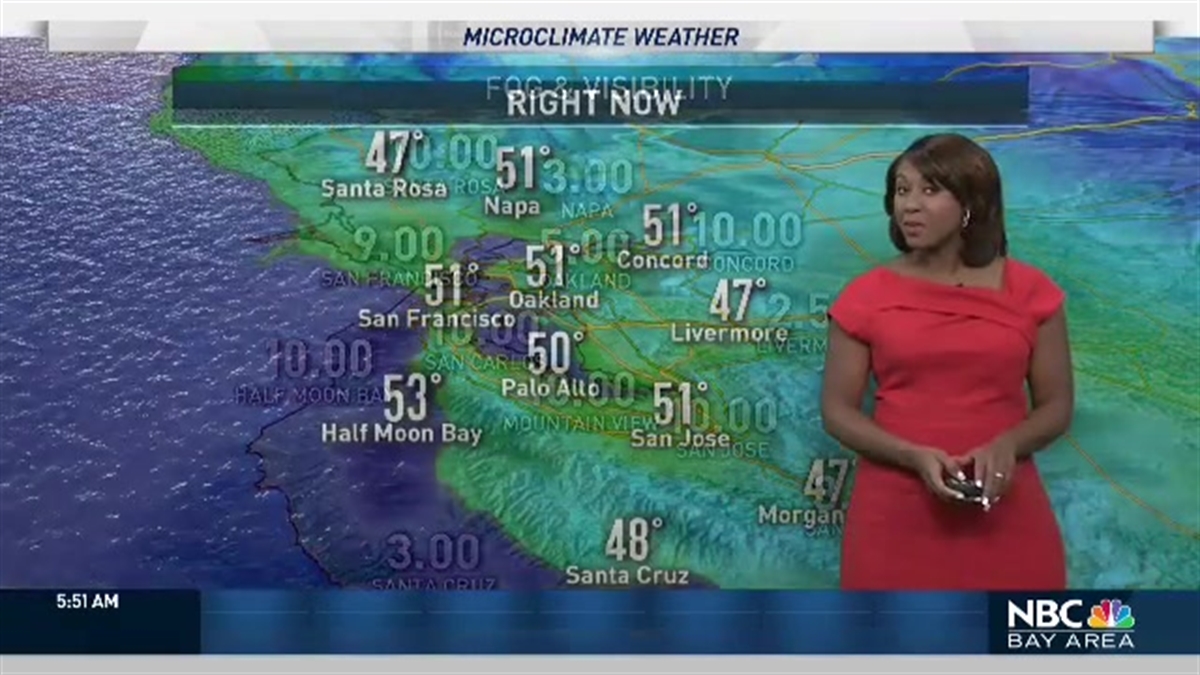Kari Hall’s Monday Forecast – NBC Bay Area