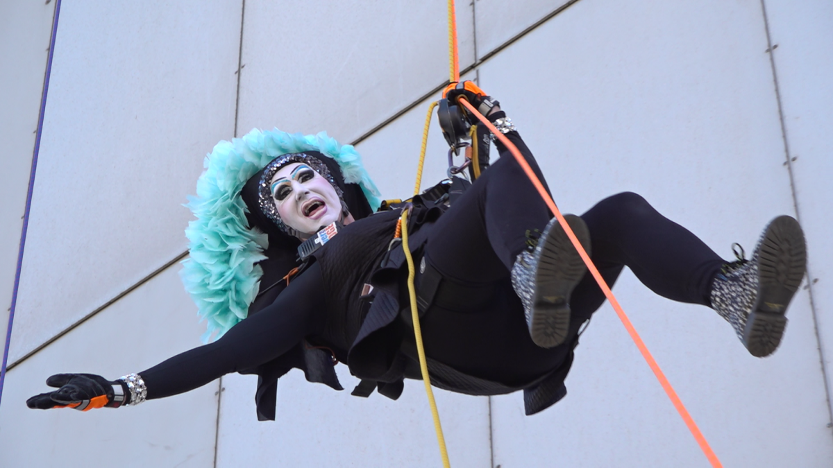Sister on a Mission: San Francisco’s Sister Roma Rappels Down Hilton ...