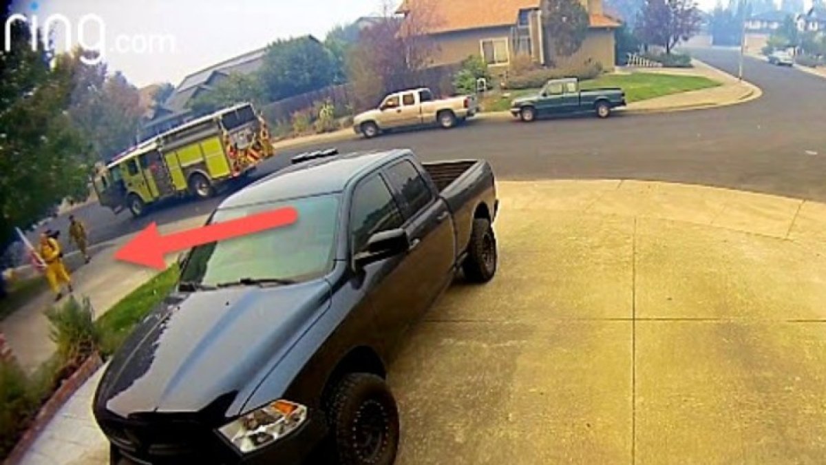 Firefighters’ Act of Kindness Brings Hope to Evacuees During Kincade ...