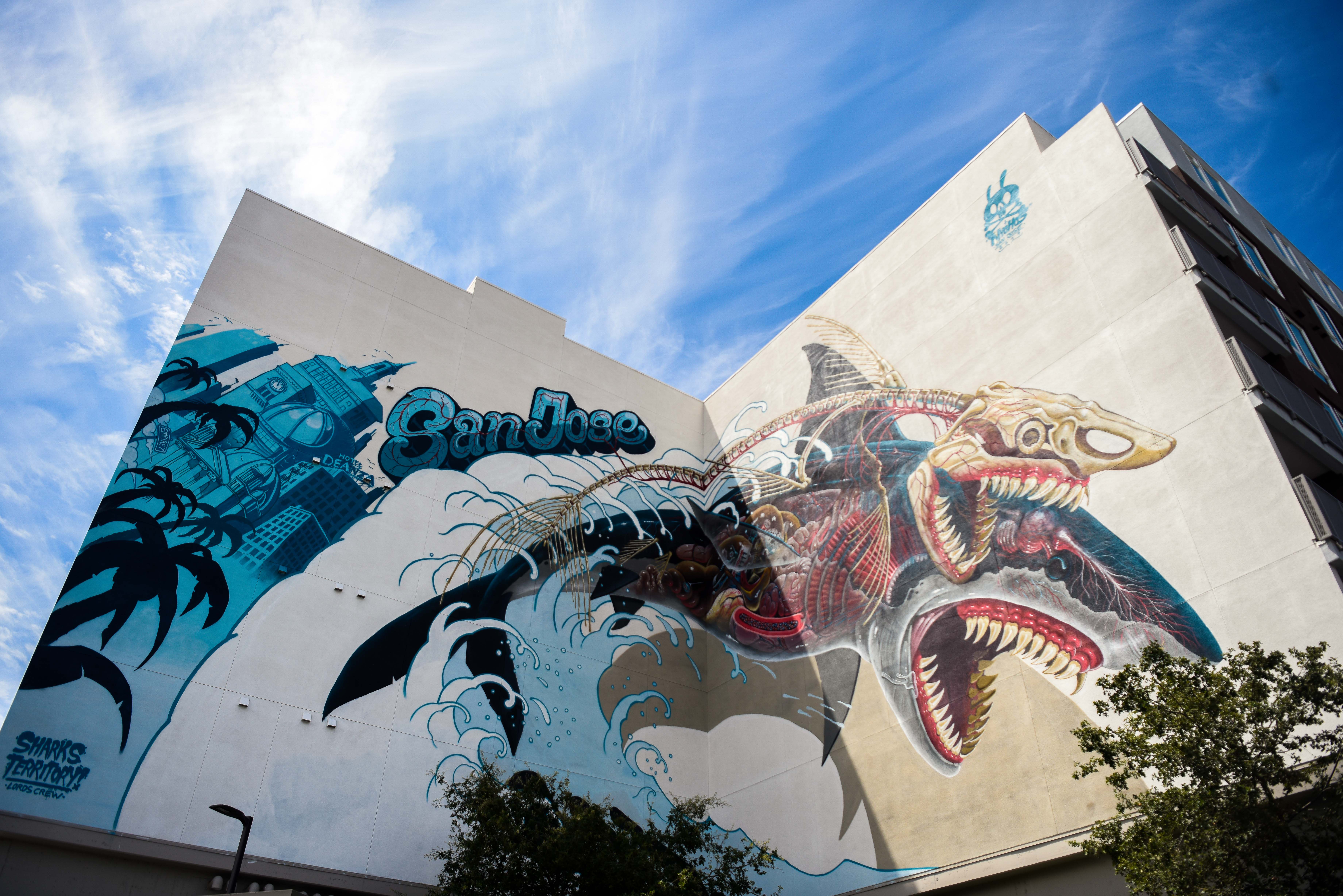 This is Sharks Territory: San Jose Celebrates the Sharks with Jaw ...