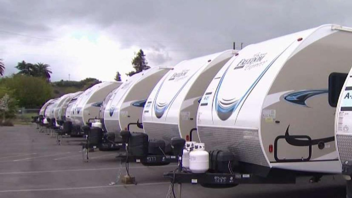 San Jose Trailers to House Homeless Open Thursday – NBC Bay Area