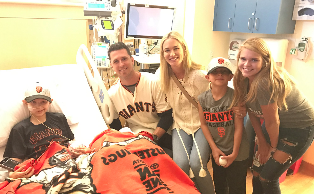 Buster Posey Visits Stanford Children’s Hospital; Doles Out His Famous ...