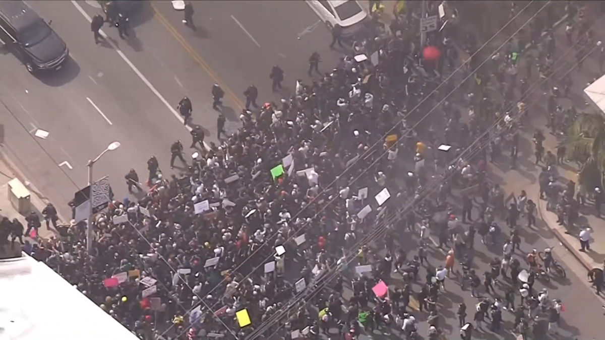 Los Angeles Under Curfew as Protests Grow – NBC Bay Area