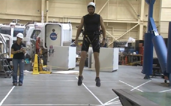 Moonwalk with NASA’s ARGOS Reduced Gravity Simulator – NBC Bay Area