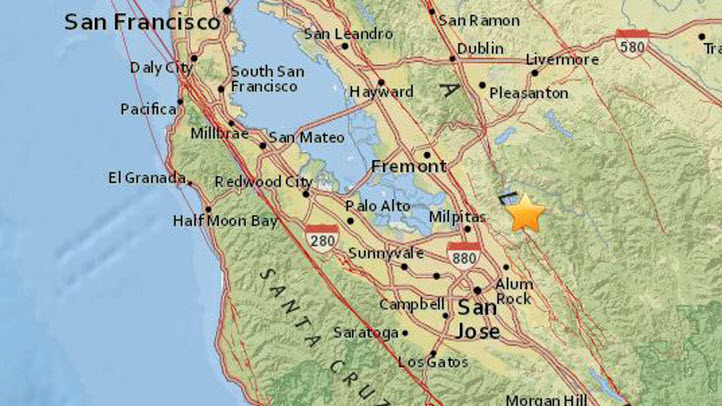 Magnitude 2.5 Earthquake Hits Near San Jose – NBC Bay Area