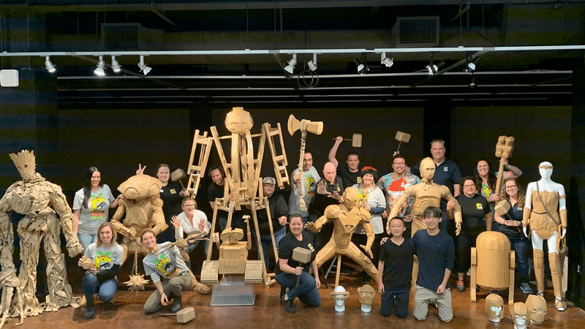 Woodland Hills Teens Create a Universe of Cardboard Superheroes – NBC ...