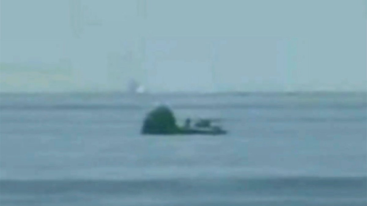 SpaceX Capsule and NASA Crew Make 1st Splashdown in 45 Years – NBC Bay Area