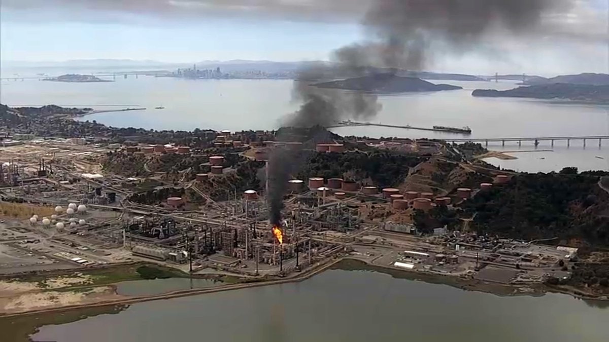 Flaring at Chevron Richmond Refinery Subsides – NBC Bay Area