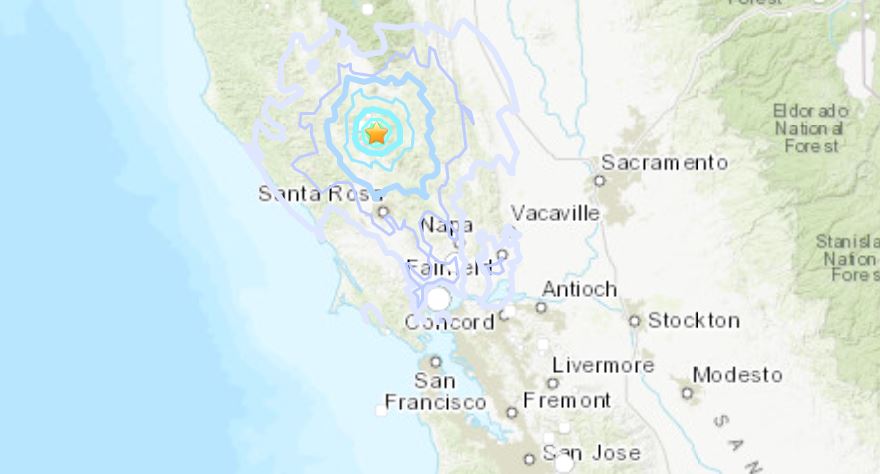 Preliminary 3.9 Earthquake Strikes Near Santa Rosa – NBC Bay Area