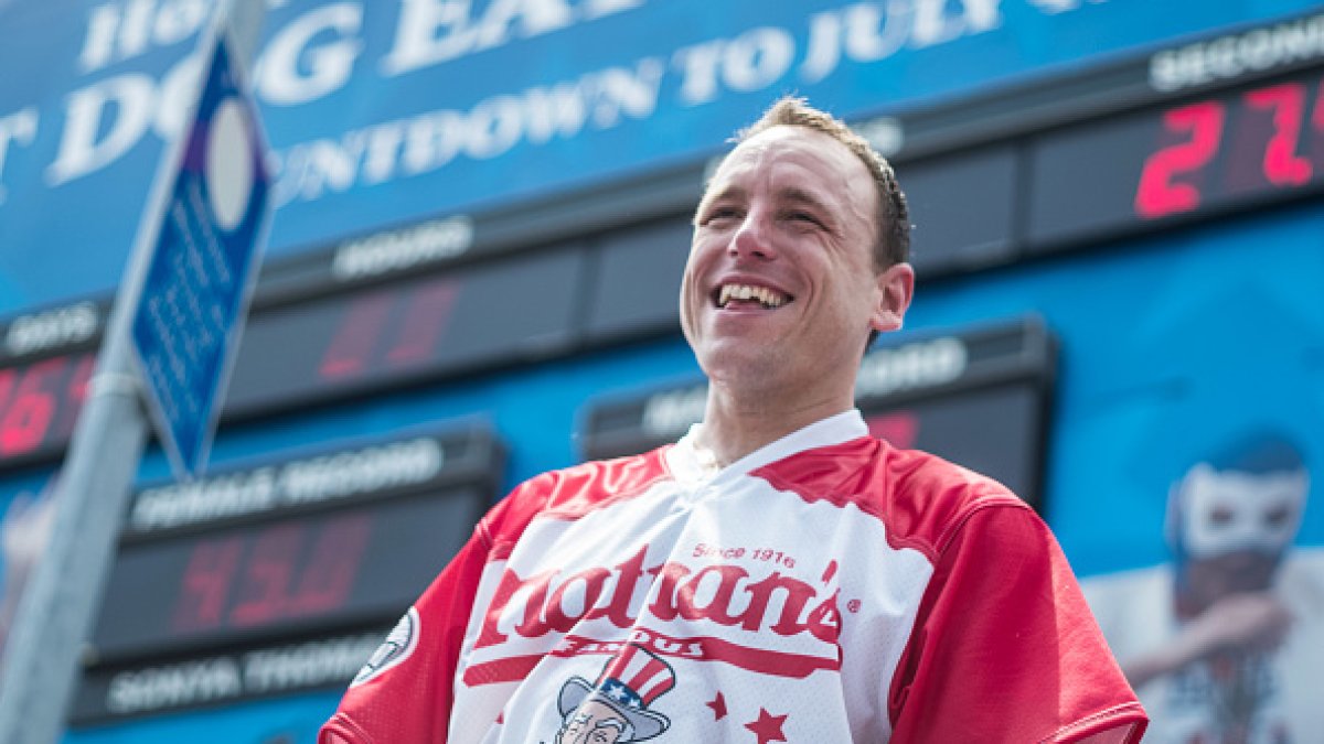 Joey Chestnut to attempt new eating record at Giants-Dodgers game – NBC ...