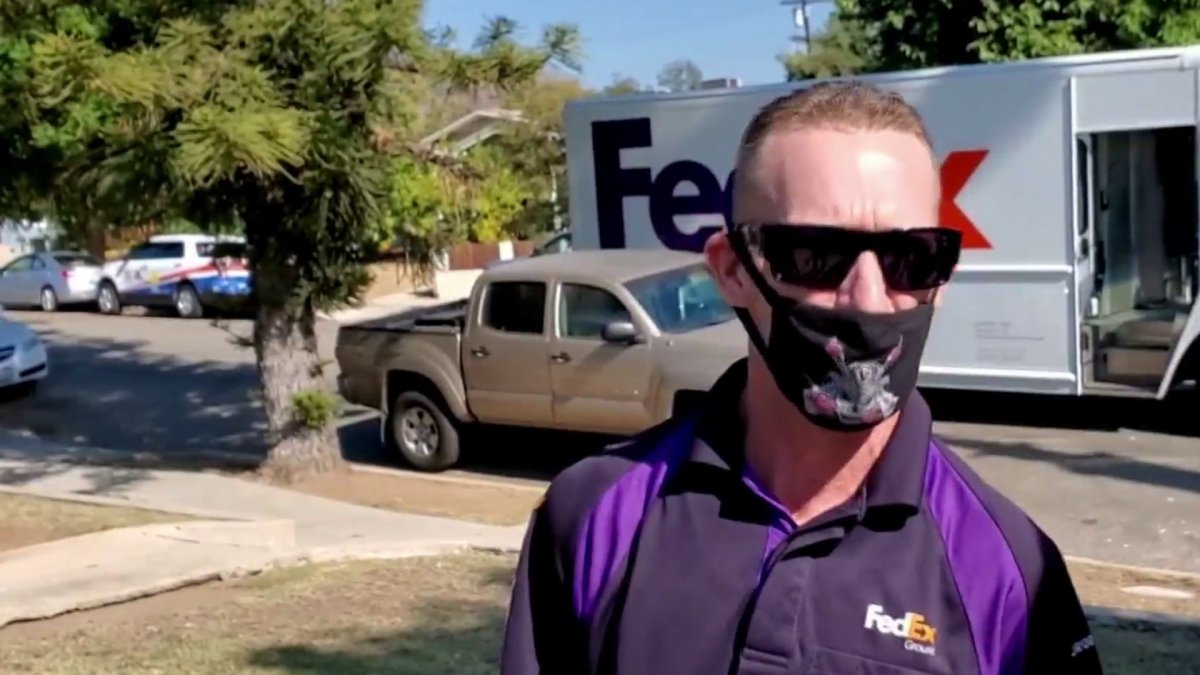 FedEx Worker Hailed a Hero After Saving a Home From Fire – NBC Bay Area