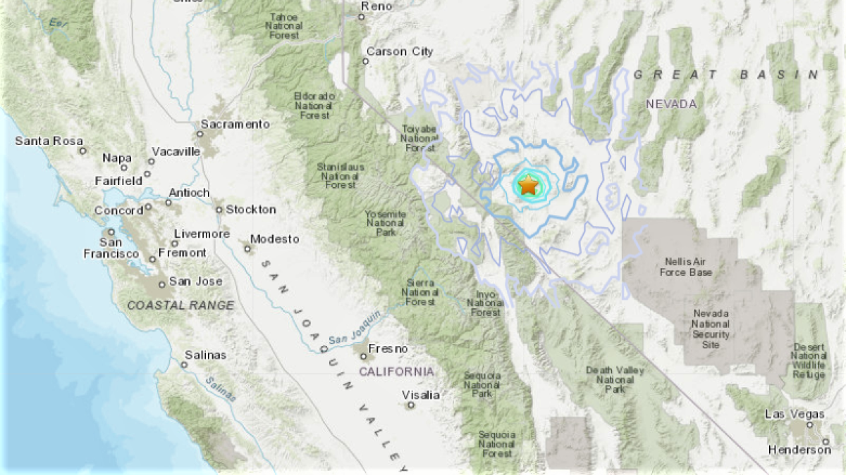 Earthquake Swarm: Same Nevada Area Sees 55-Plus Quakes in Two Days ...