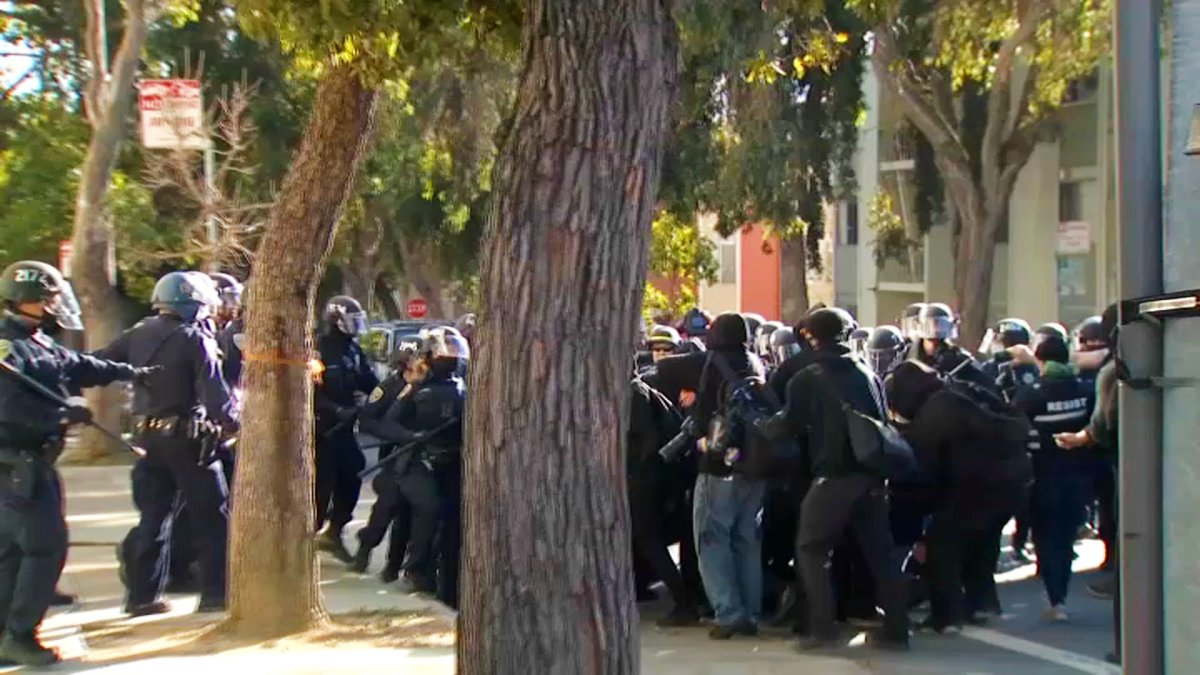 2 Separate Protests Held in SF Saturday – NBC Bay Area