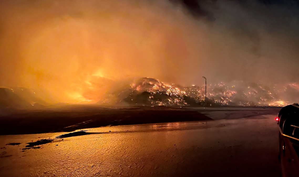 Crews Battle Altamont Landfill Fire in Alameda County – NBC Bay Area
