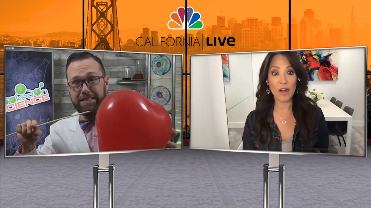 Mr. Science Captures Our Hearts with Love Potions & More – NBC Bay Area