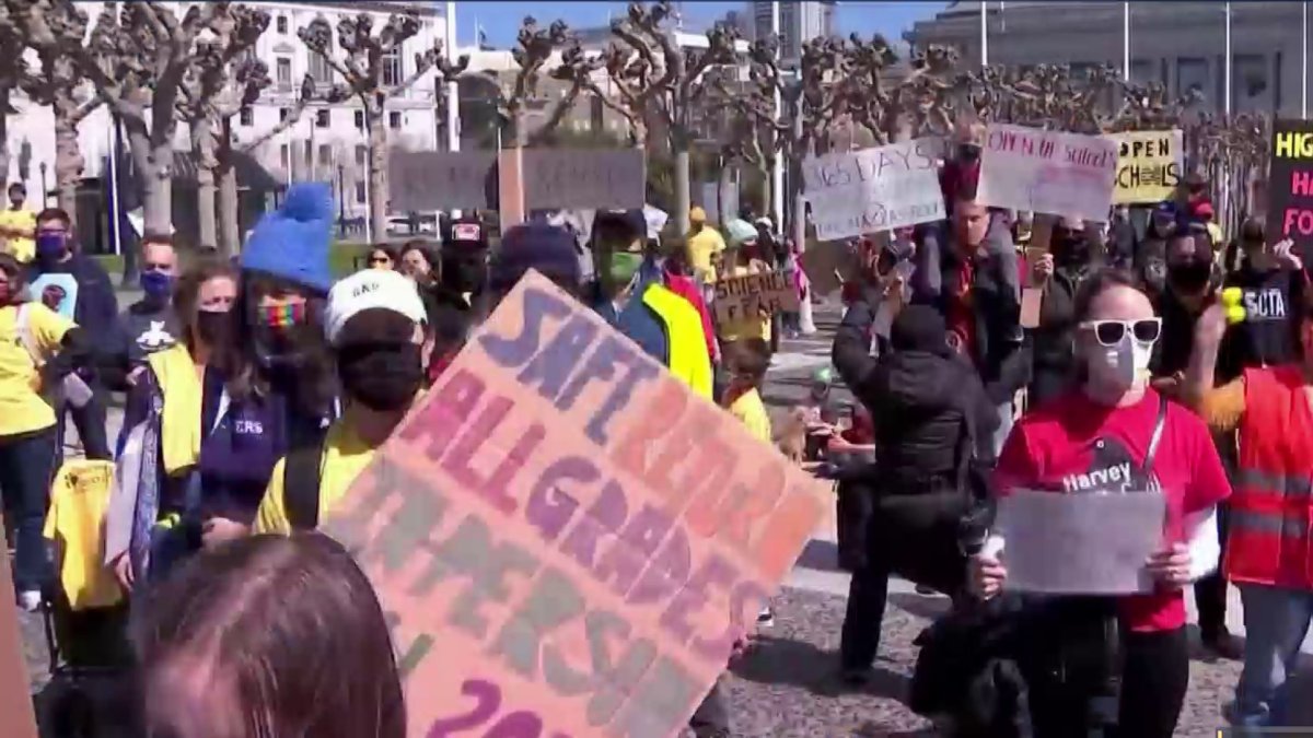 Group Protests San Francisco School Closures a Year Into Pandemic – NBC ...