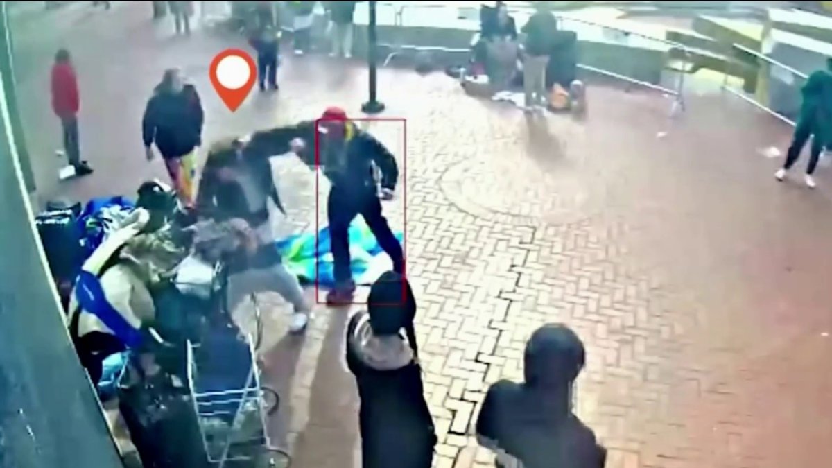 Surveillance Video Shows Moments Leading Up to Attack on Elderly Woman ...
