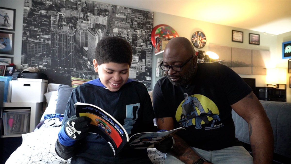 Superhero Dad and Son With Autism Create Comic Book – NBC Bay Area
