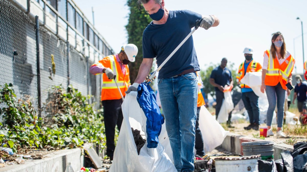 Gov. Newsom Kicks Off Statewide Cleanup Plan – NBC Bay Area