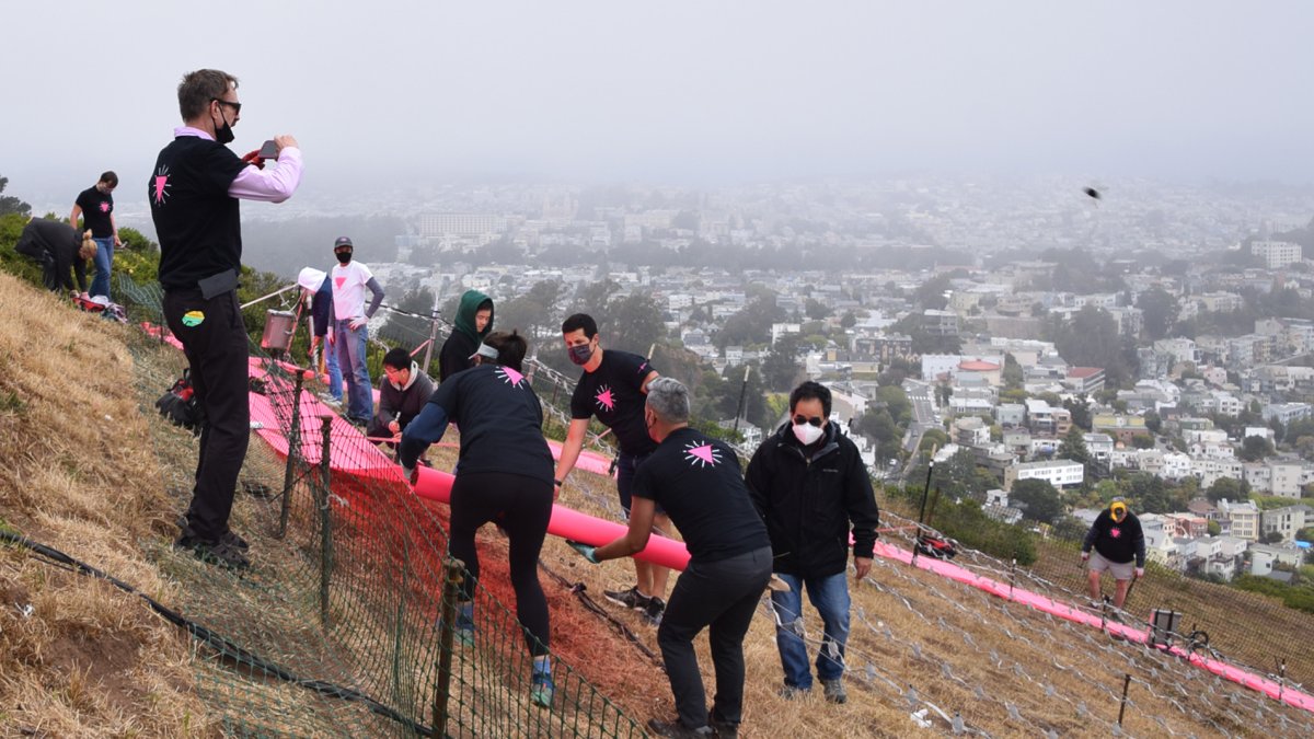 Pink Triangle Installed on SF Twin Peaks as Symbol of Pride Month – NBC ...