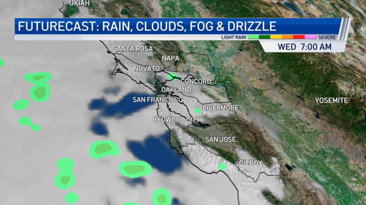 Jeff’s Forecast: AM Fog, NorCal T-Storms & Warmer Weekend – NBC Bay Area