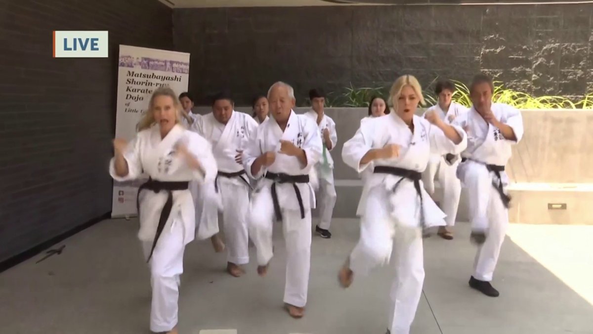 Watch Kim and Amber Break Boards With Karate Moves – NBC Bay Area
