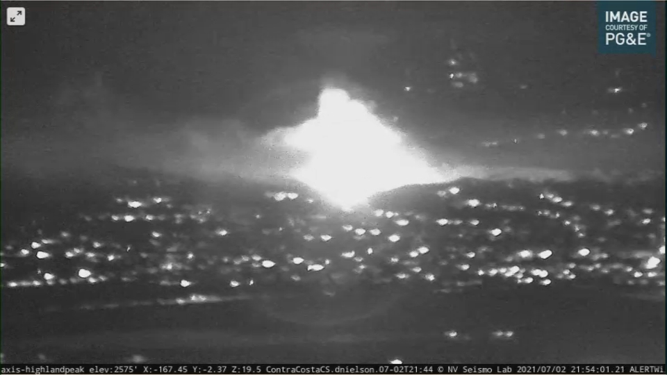 Golf Fire Near Pleasanton Contained at 16 Acres – NBC Bay Area