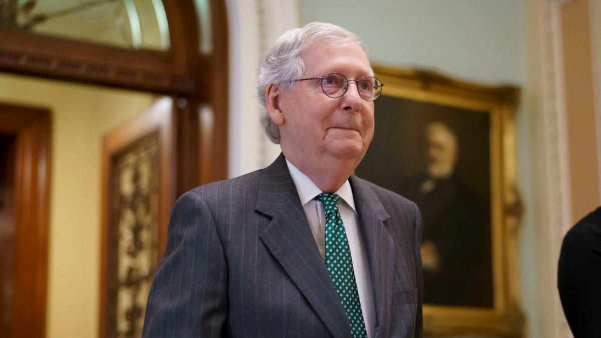 Mitch Mcconnell Hospitalized After Fall At Dc Hotel Nbc Bay Area