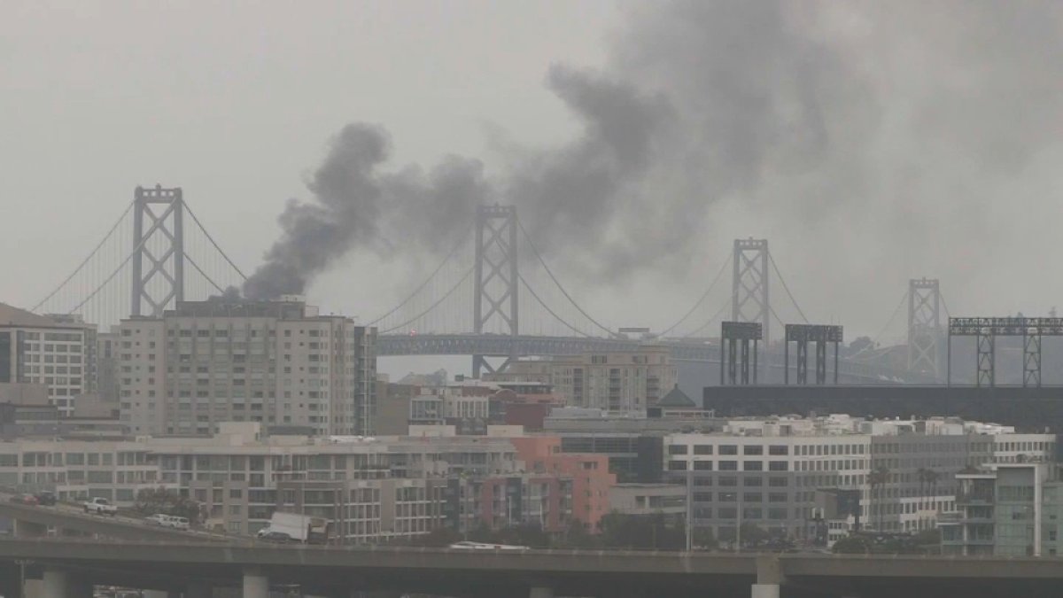 Truck Carrying Propane Tanks Catches Fire on Bay Bridge: SFFD – NBC Bay ...
