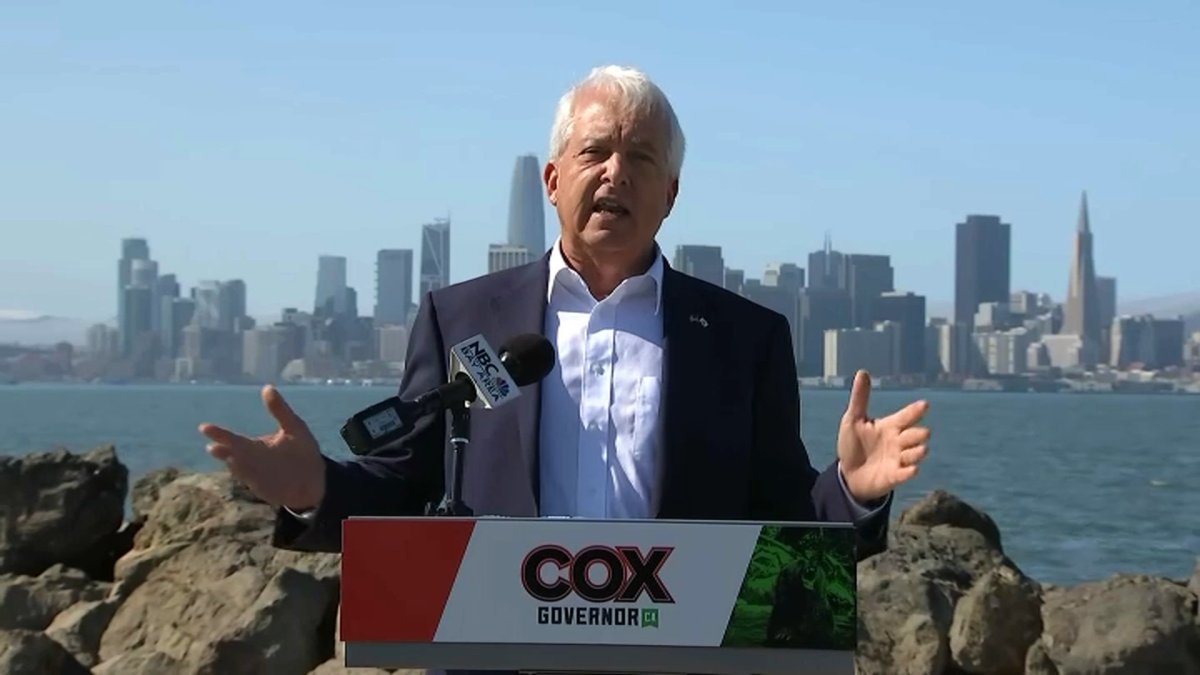 Watch: Recall Election Candidate John Cox Makes Campaign Stop in SF ...