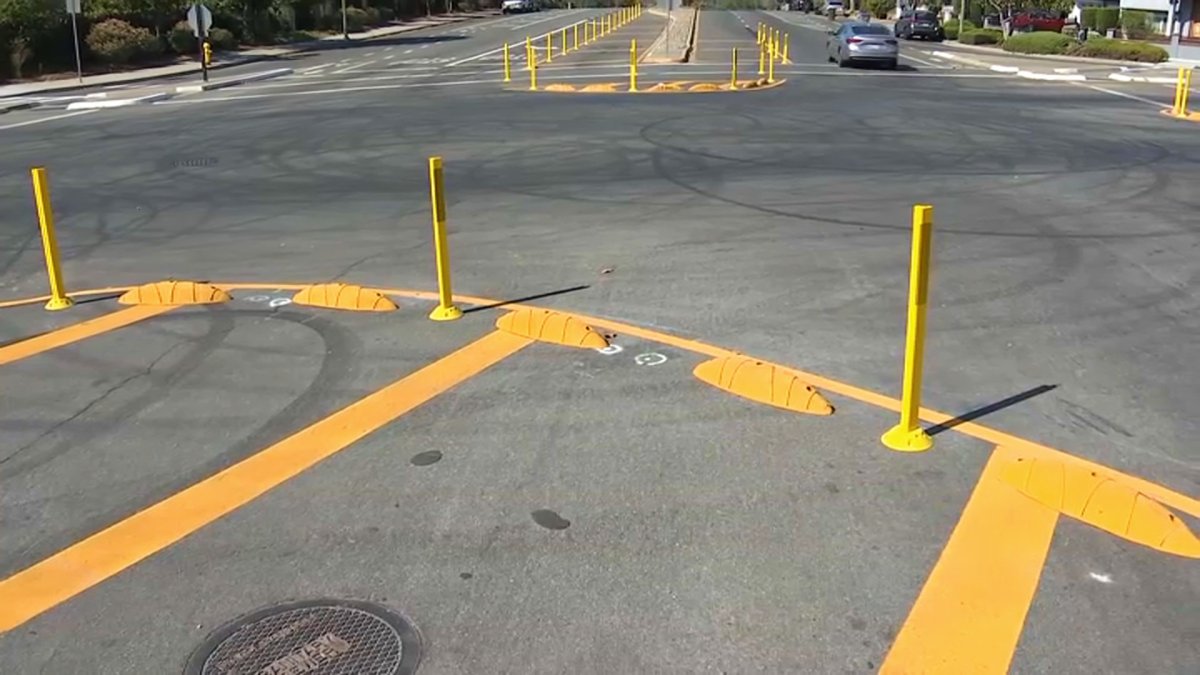 San Jose Alters Some Intersections in Hopes of Preventing Sideshows ...