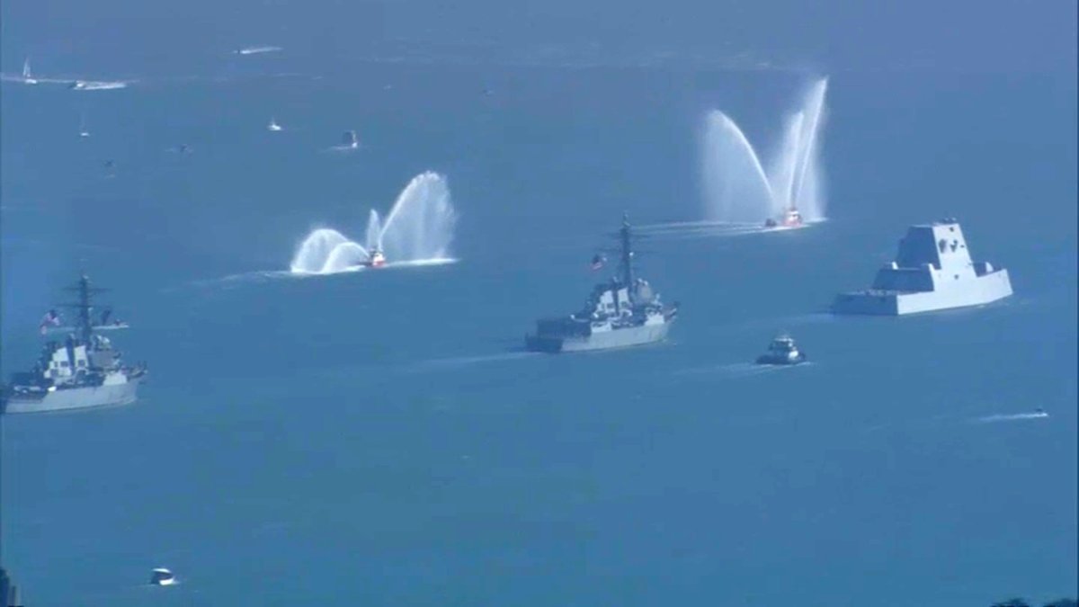 WATCH: Parade of Ships for San Francisco Fleet Week – NBC Bay Area