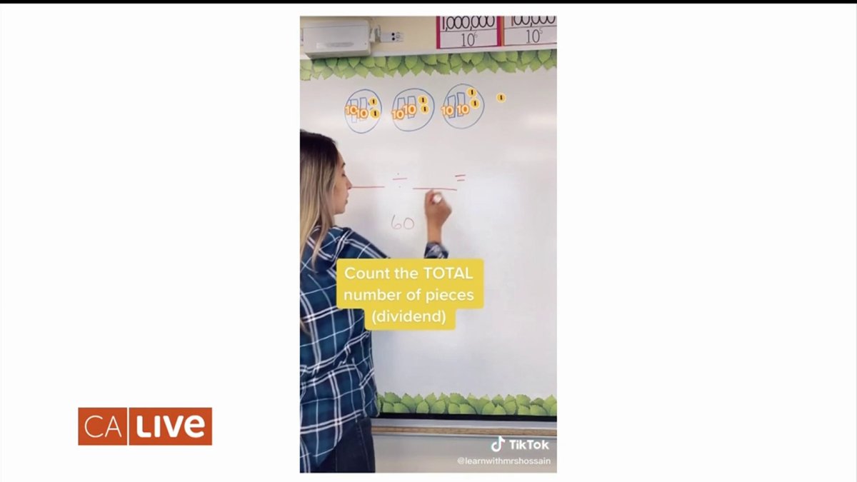 Teacher Goes Viral With TikTok Math Videos – NBC Bay Area