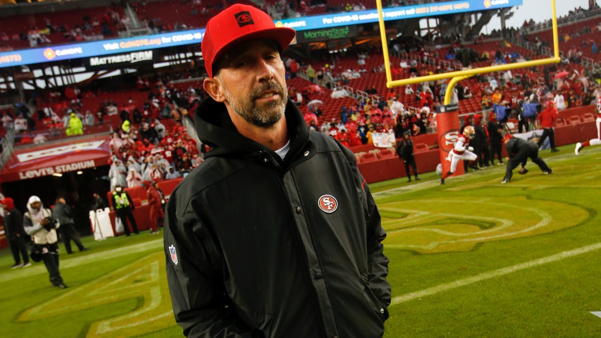 49ers’ Kyle Shanahan ‘Upset’ With NFL Over Bizarre Hat Rules – NBC Bay Area