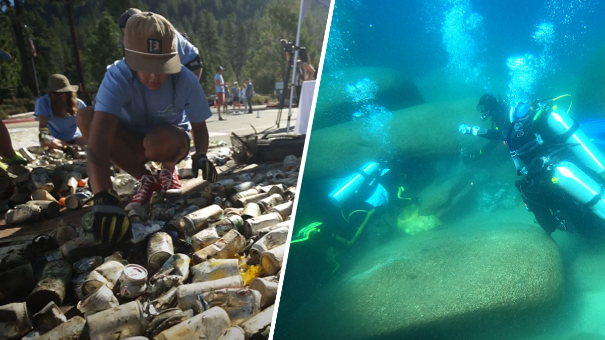Clean Up the Lake Pulls 18,215 Pounds of Trash Out of Lake Tahoe – NBC ...