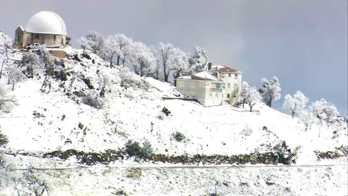 Snow Covers Mount Hamilton, Hail Pelts Lower Elevations – NBC Bay Area