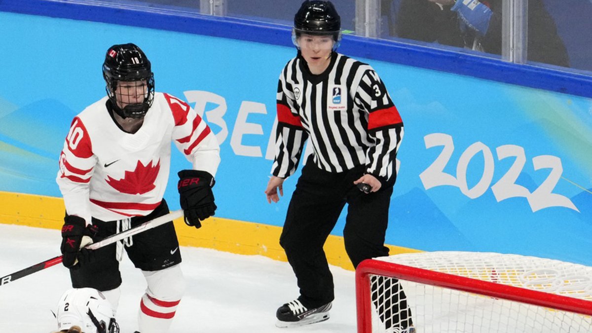 Watch: Hockey Referee Bloodied by Stick in US Vs. Canada Matchup – NBC ...