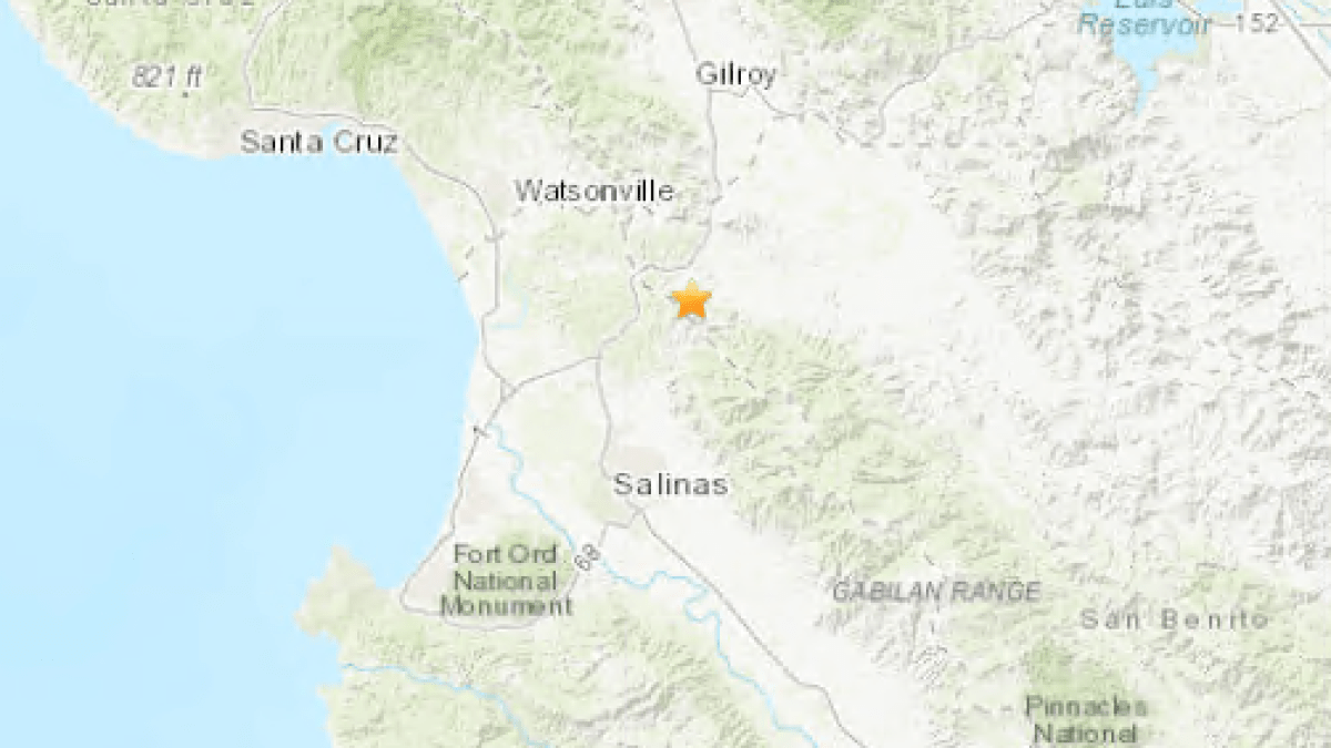 M2.9 Earthquake Strikes Just South of Gilroy: USGS – NBC Bay Area