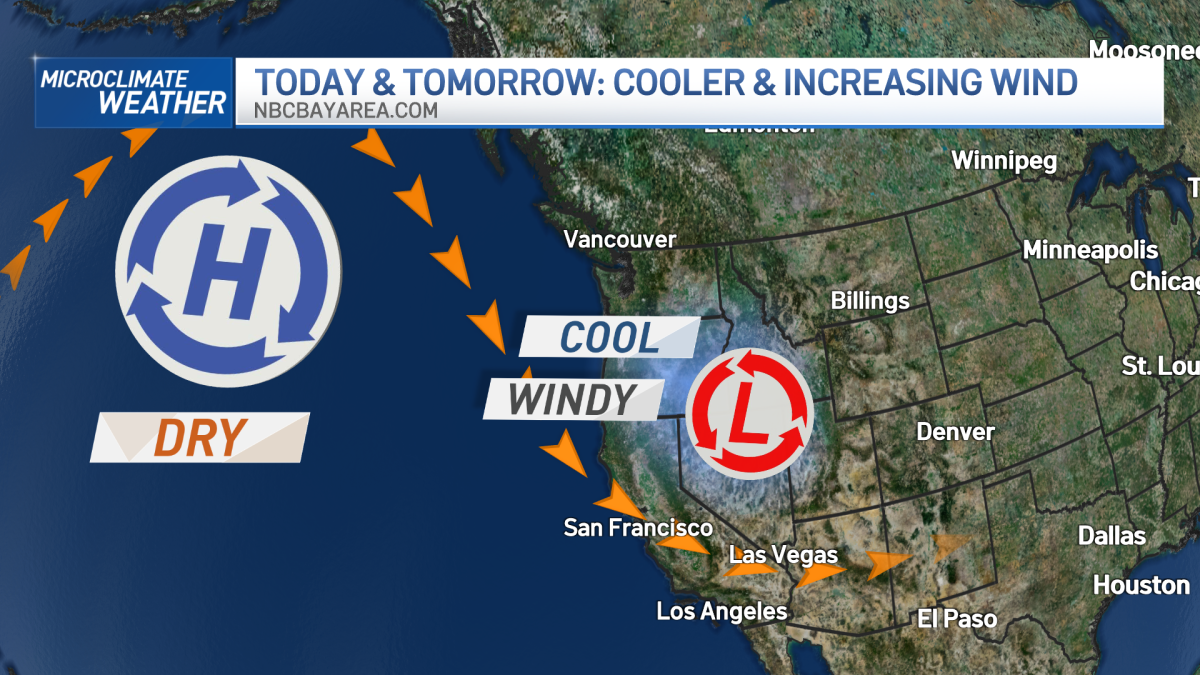 Bay Area Forecast: Windy, Cold Conditions Expected – NBC Bay Area