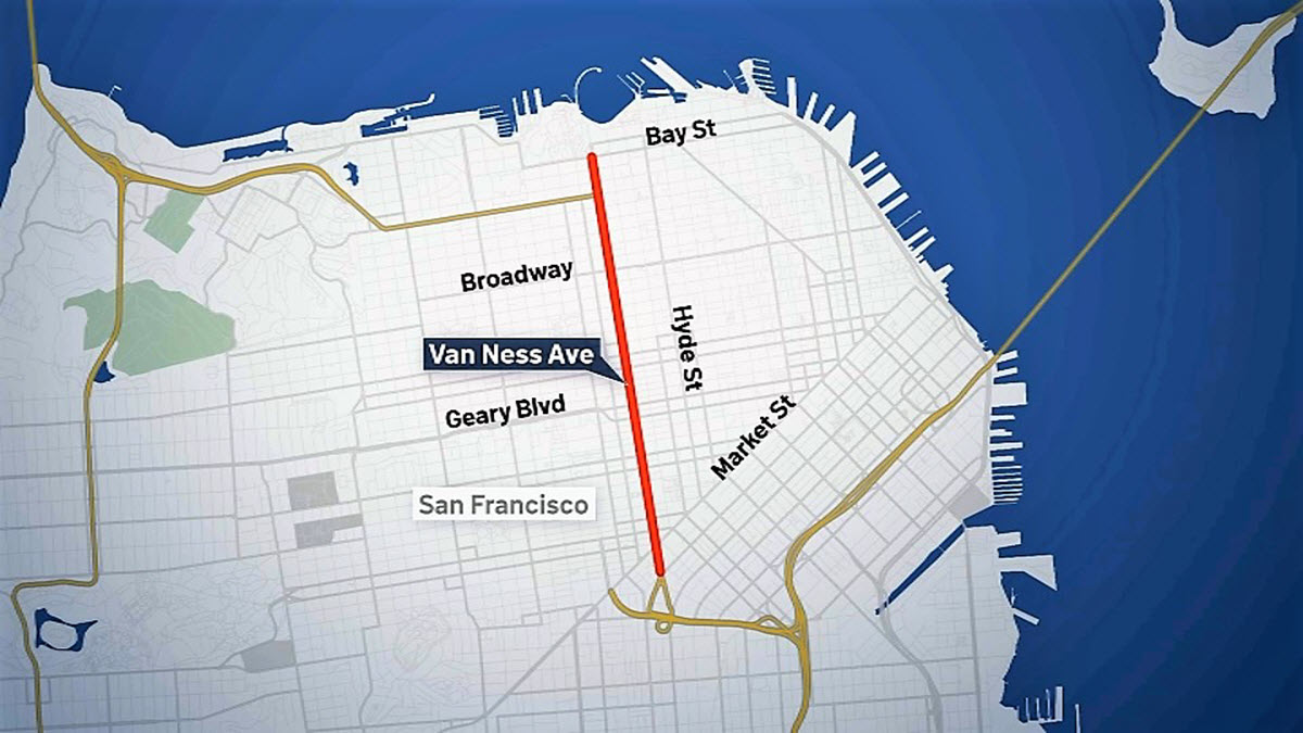 SF’s First Rapid Transit Corridor Opens Along Van Ness Avenue – NBC Bay Area