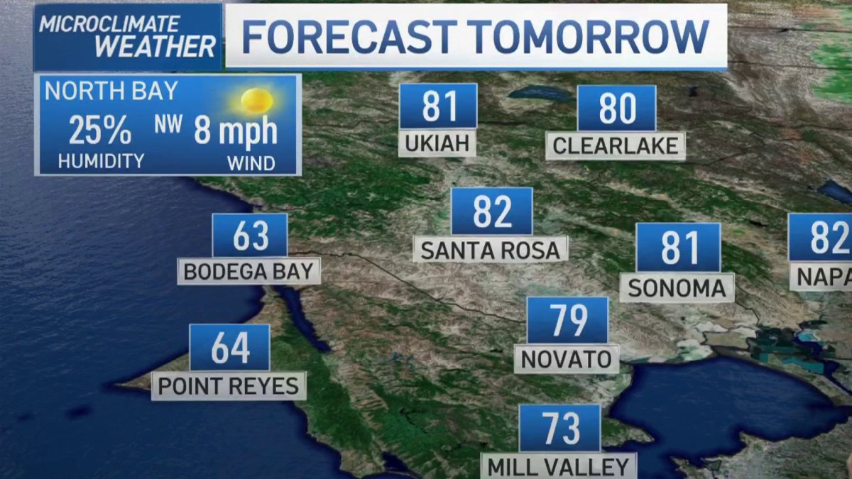 Jeff’s Forecast: Chilly Start; Hotter Inland Temps – NBC Bay Area